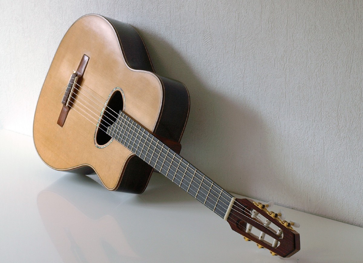 Nylon string gypsy guitar